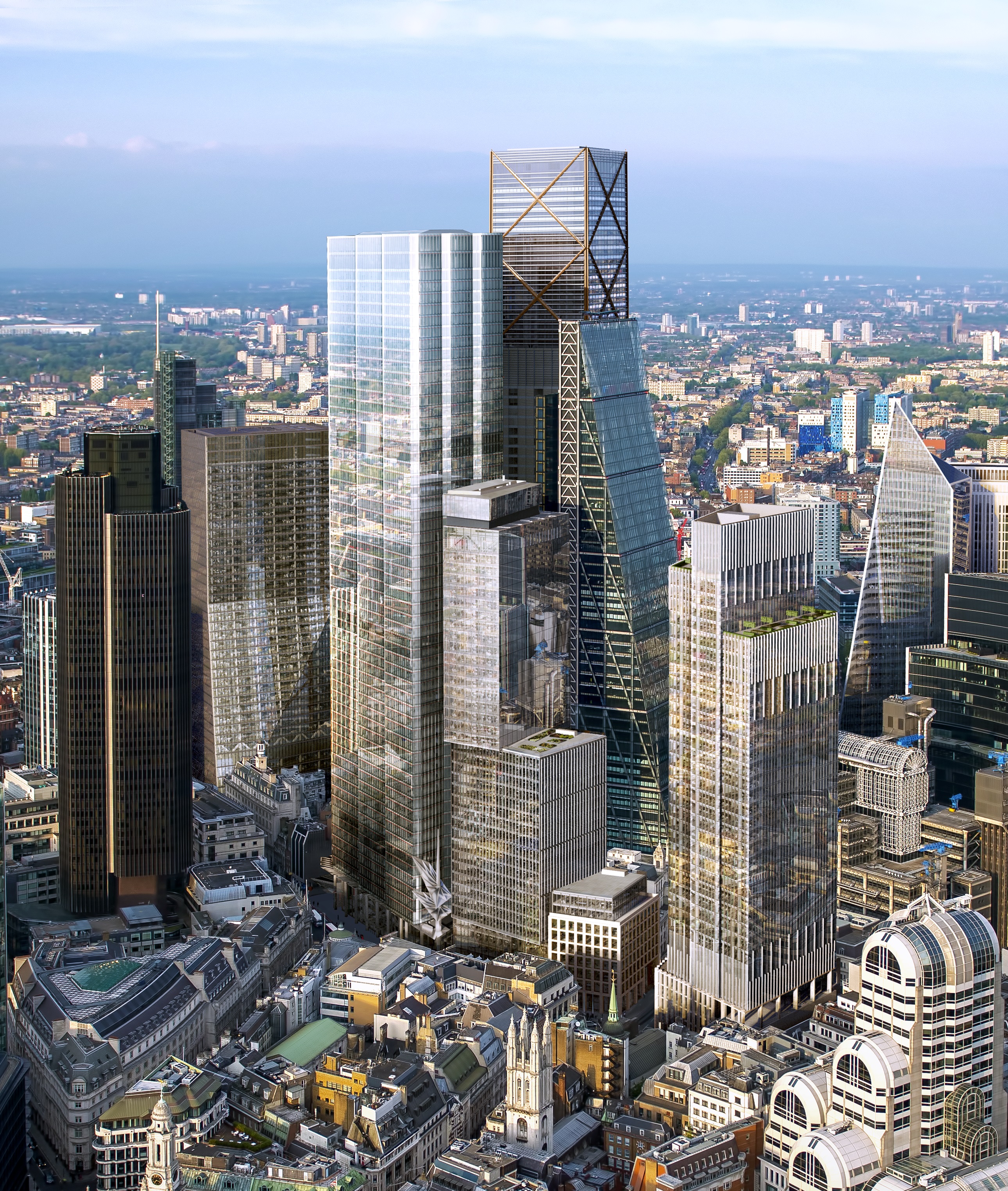 PLP's 22 Bishopsgate towers gets three-storey haircut