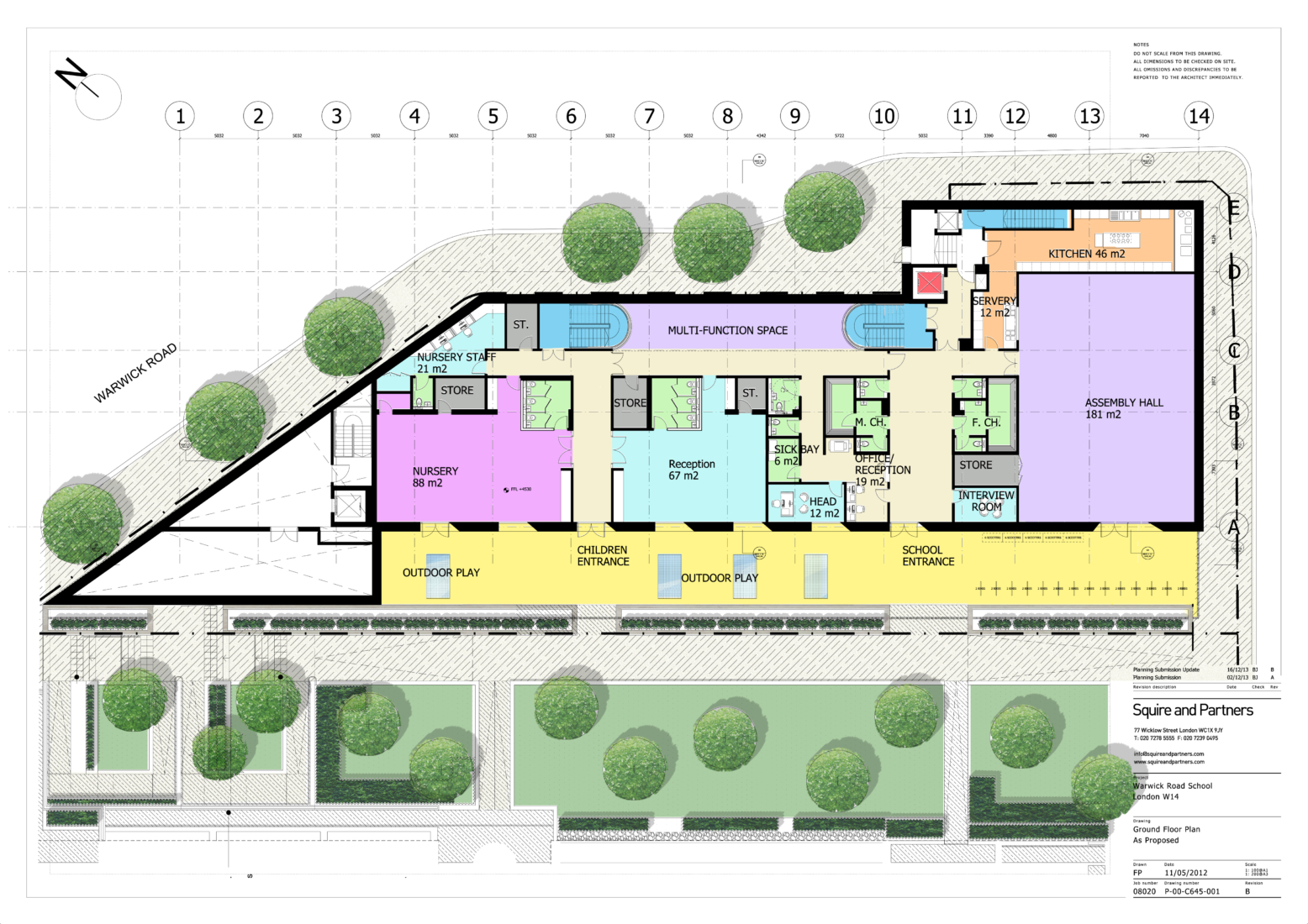 Squire & Partners completes 'playful' £16m London school