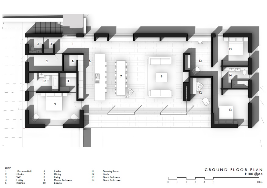 Ström Architects unwraps £750k cantilevered Dorset house