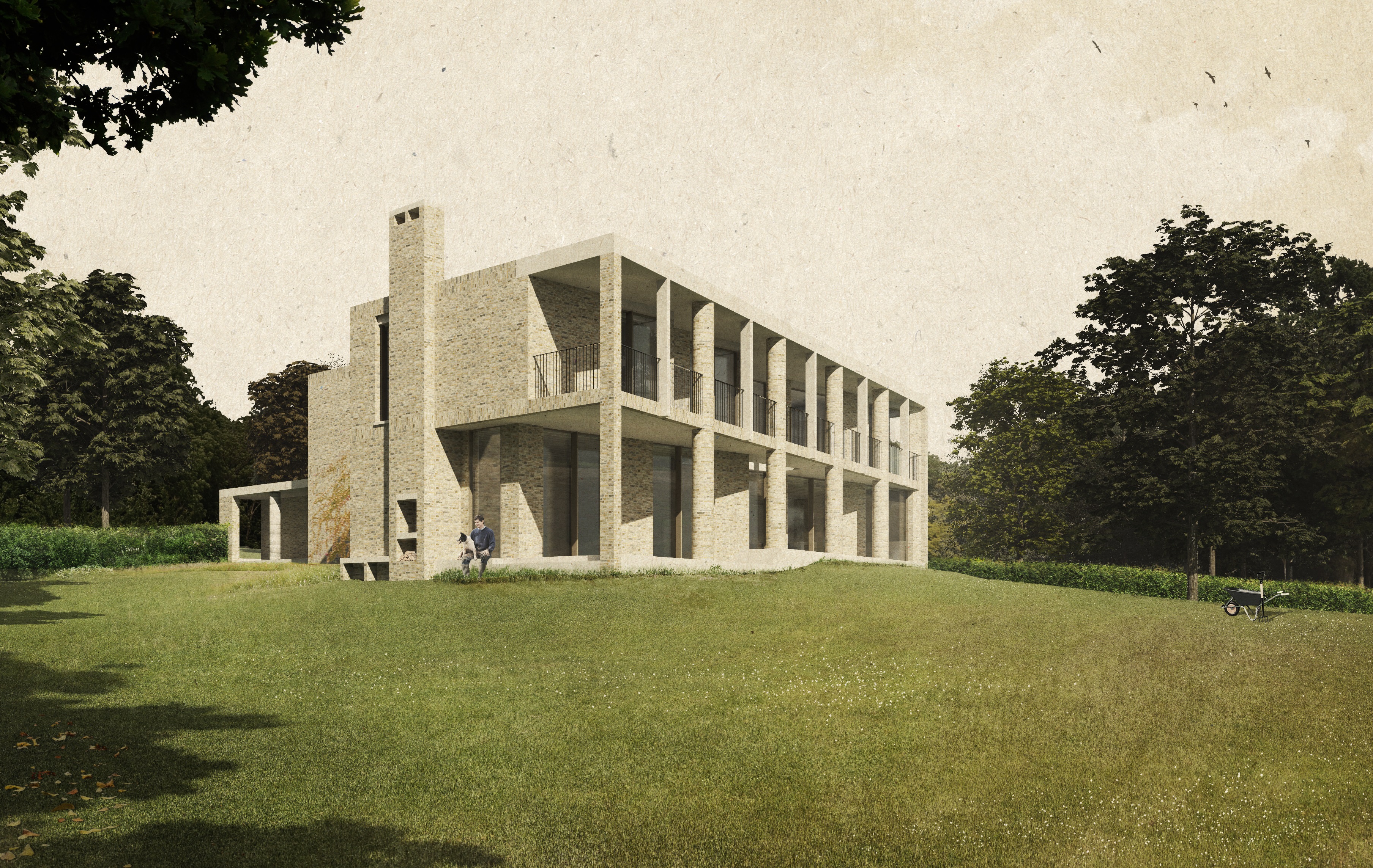 Sandy Rendel finally wins go-ahead for modern villa in rural Sussex