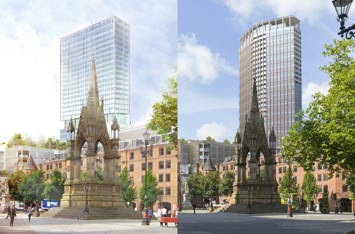 Hodder reveals new lozenge shape tower for Neville and Giggs’s ...