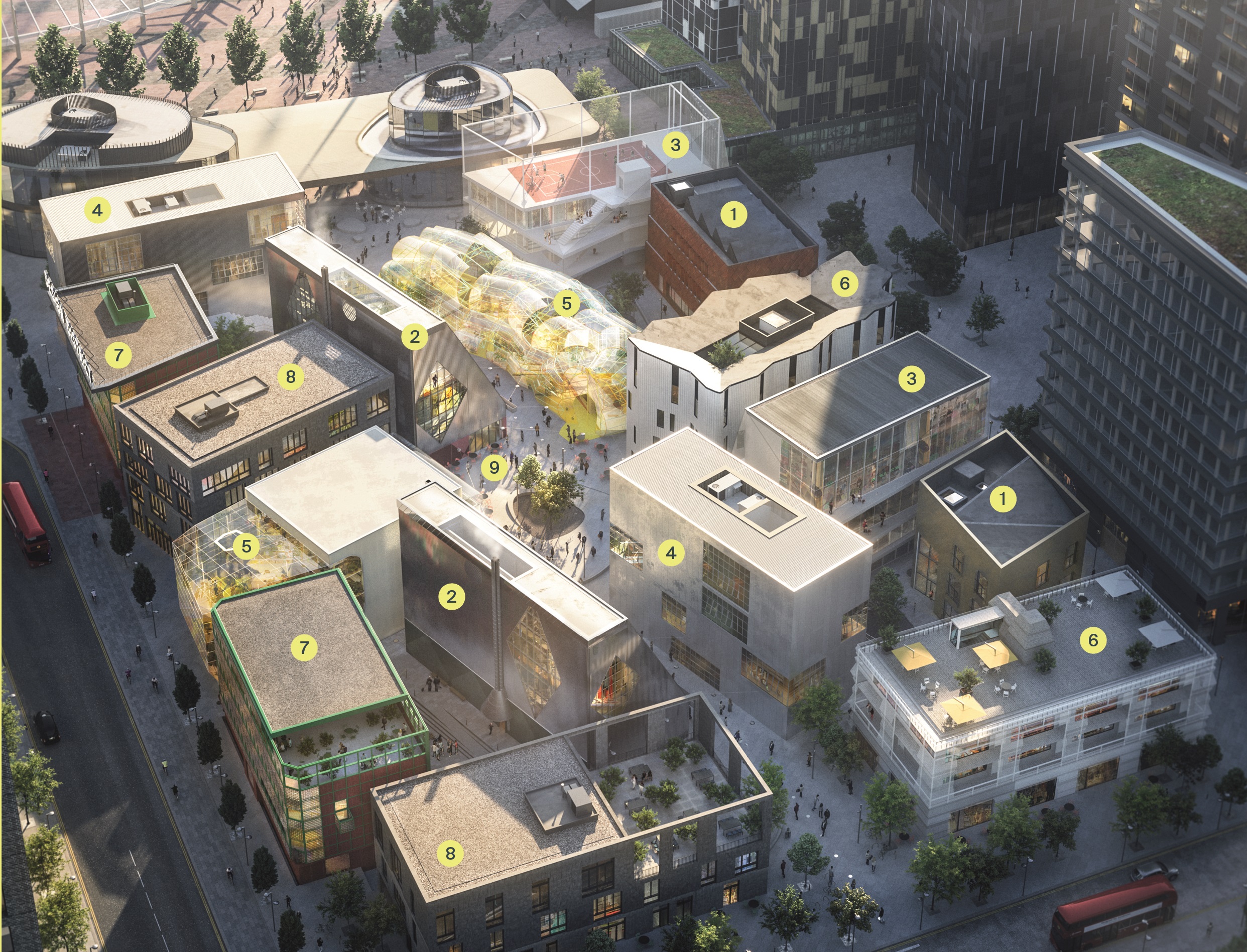 Award-winners and rising stars reveal Greenwich creative district designs