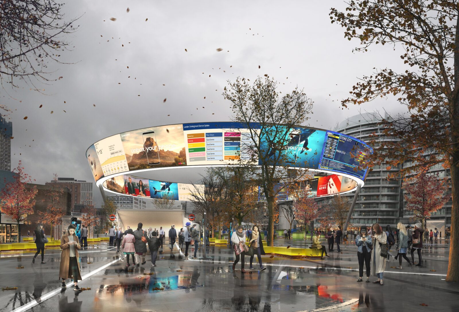 Four winning concepts in Old Street roundabout contest announced