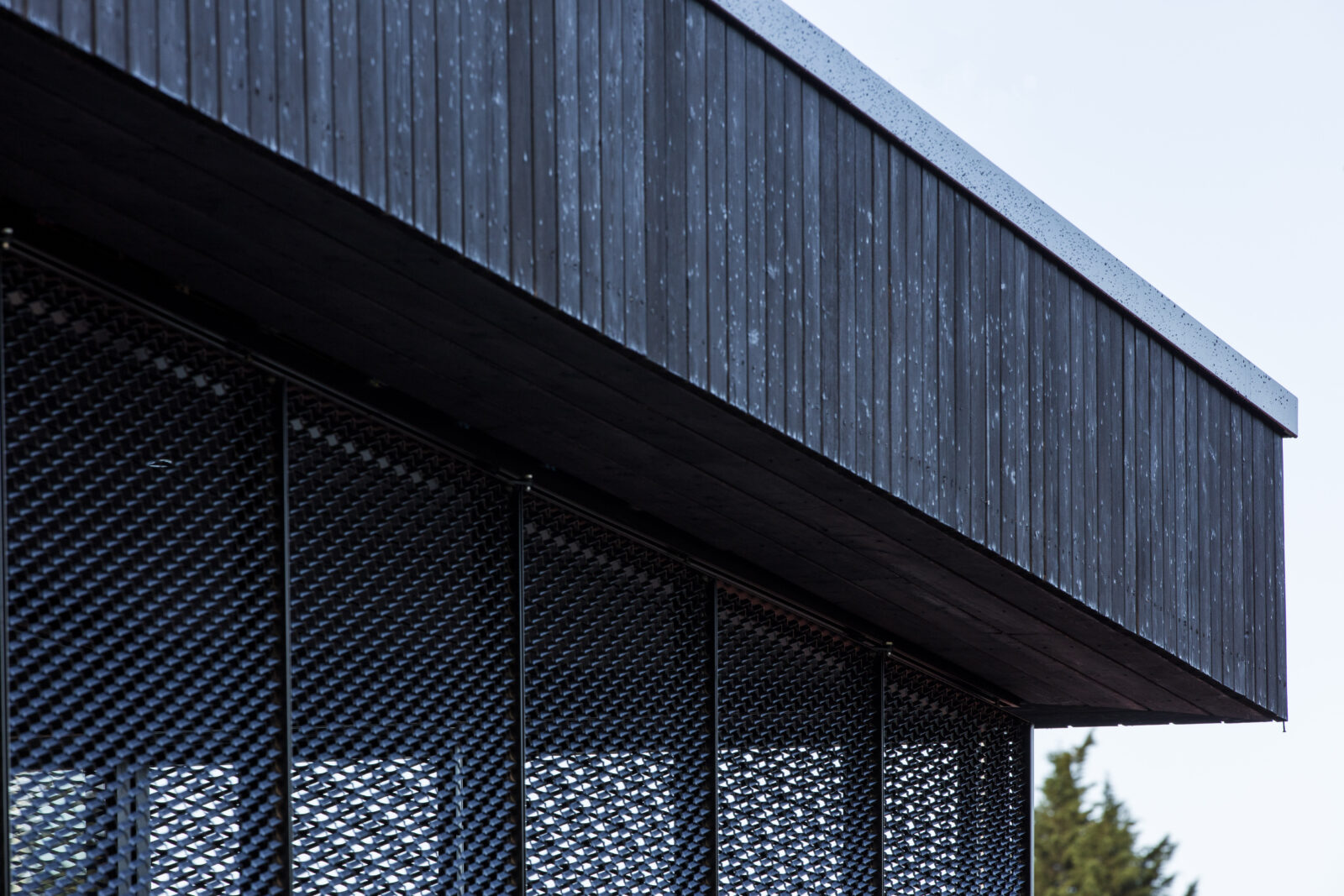 Eton College ‘floating’ charred timber sports pavilion completed by ...