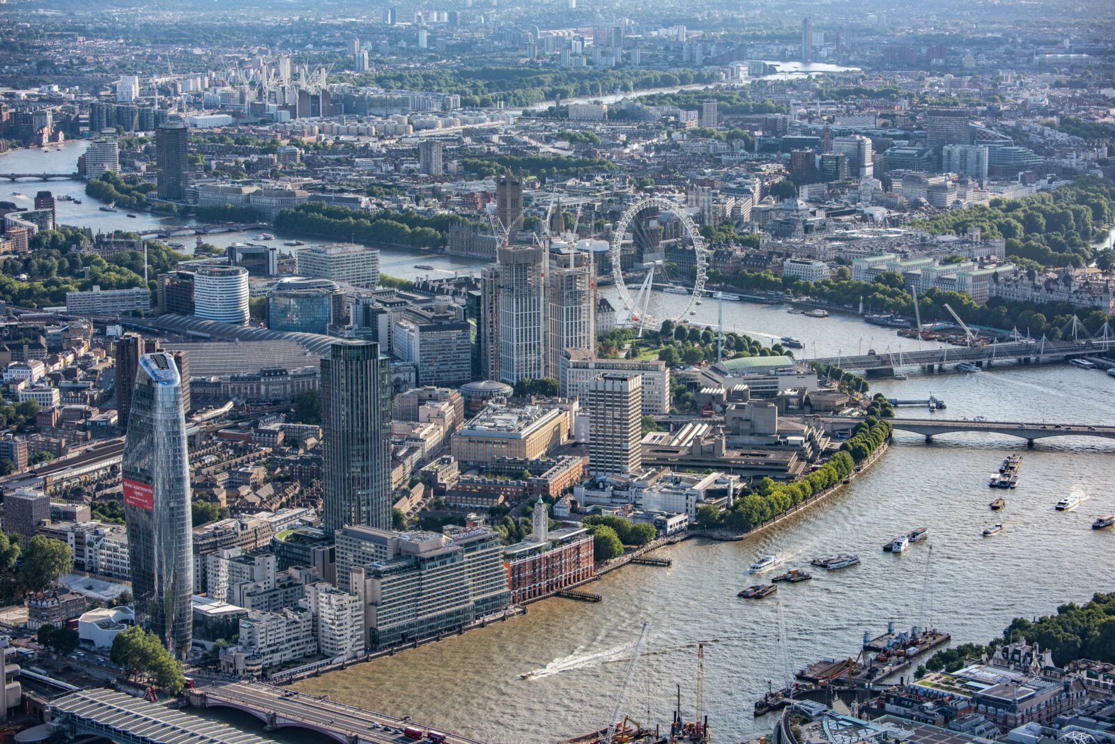 A different perspective: London’s built environment from the air