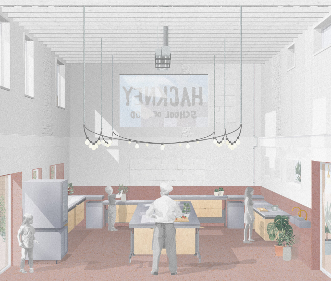 Work starts on Surman Weston's contest-winning Hackney food school plans