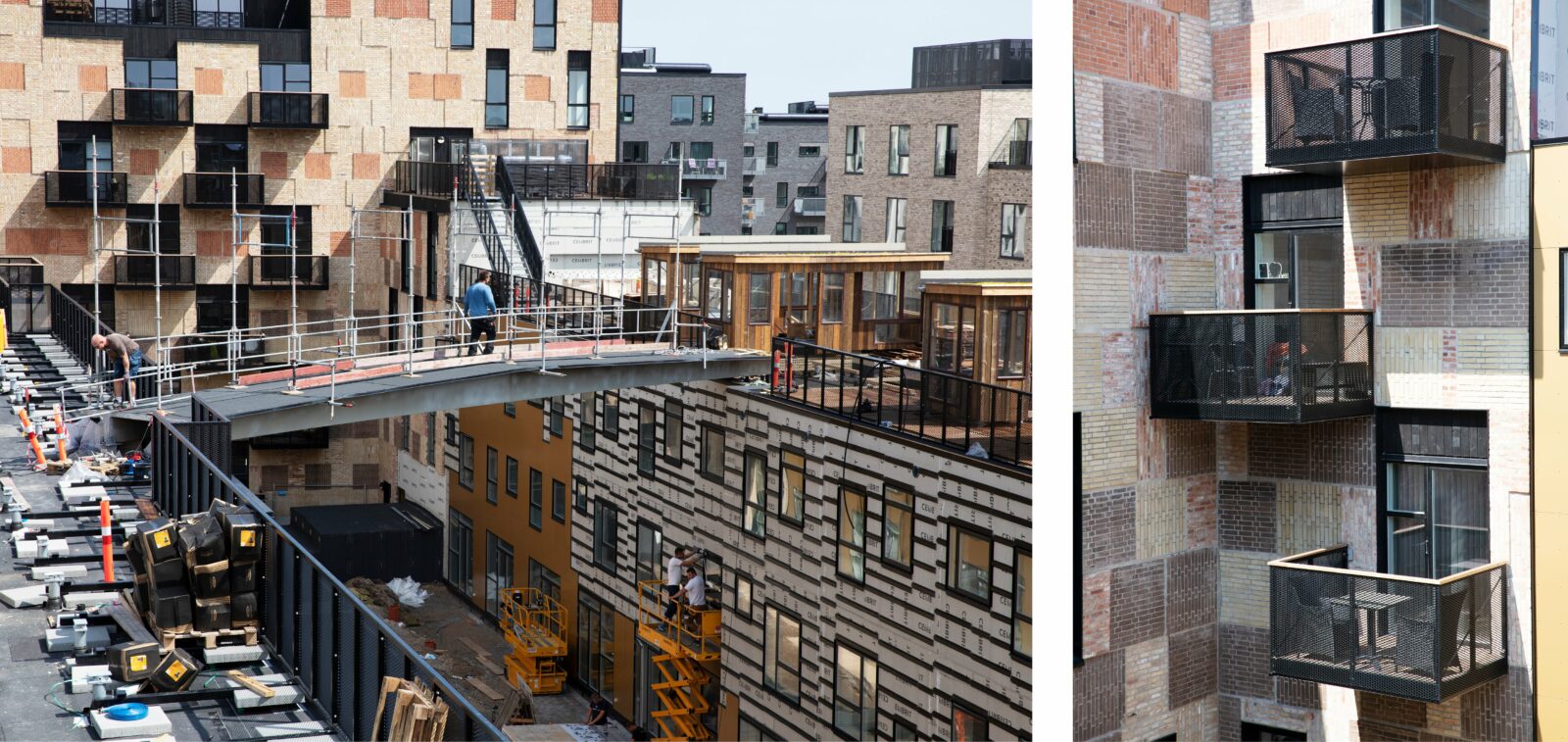 Old into new: Recycled bricks form facade of Copenhagen housing project