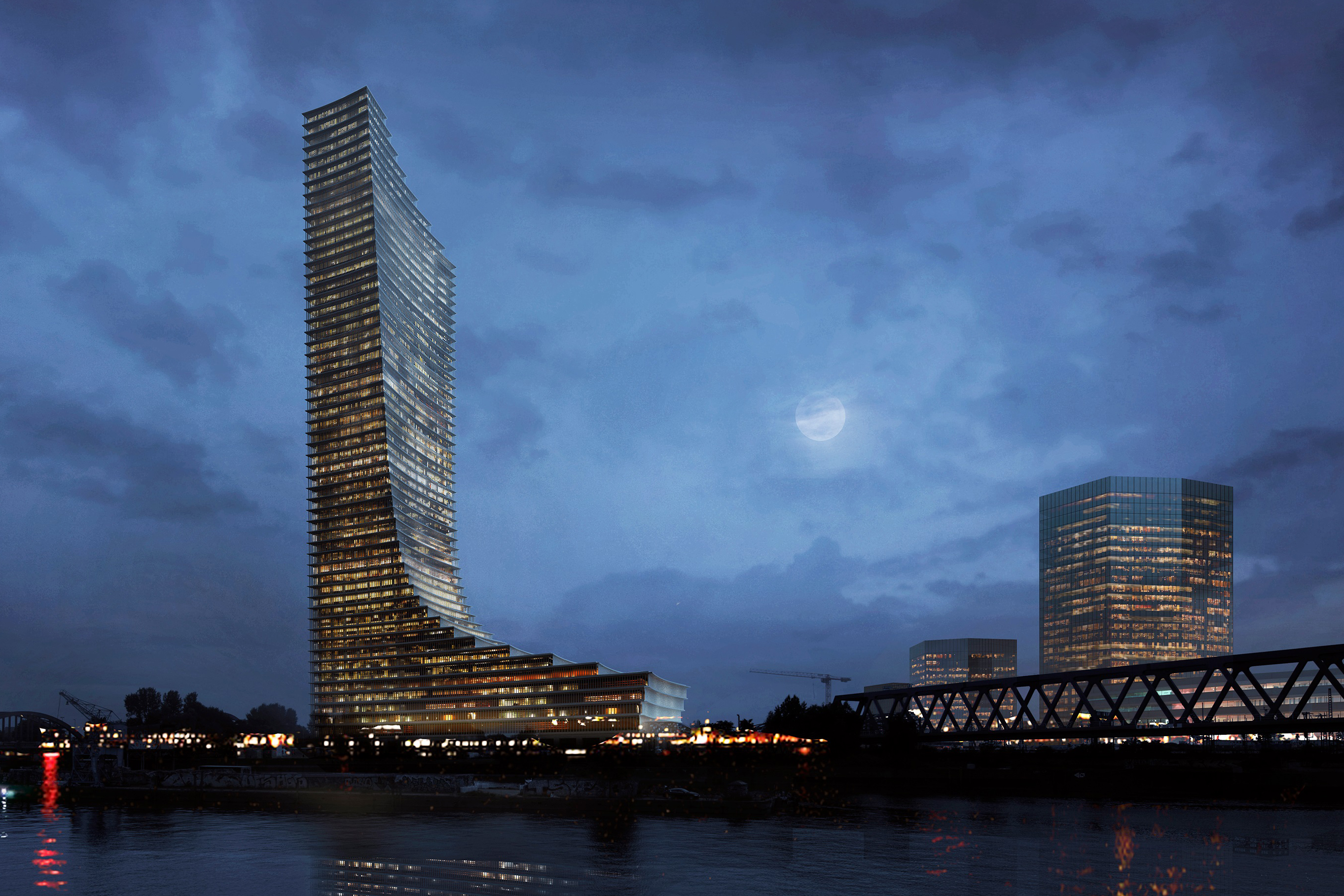 Work starts on Chipperfield-designed tower set to become Hamburg's tallest