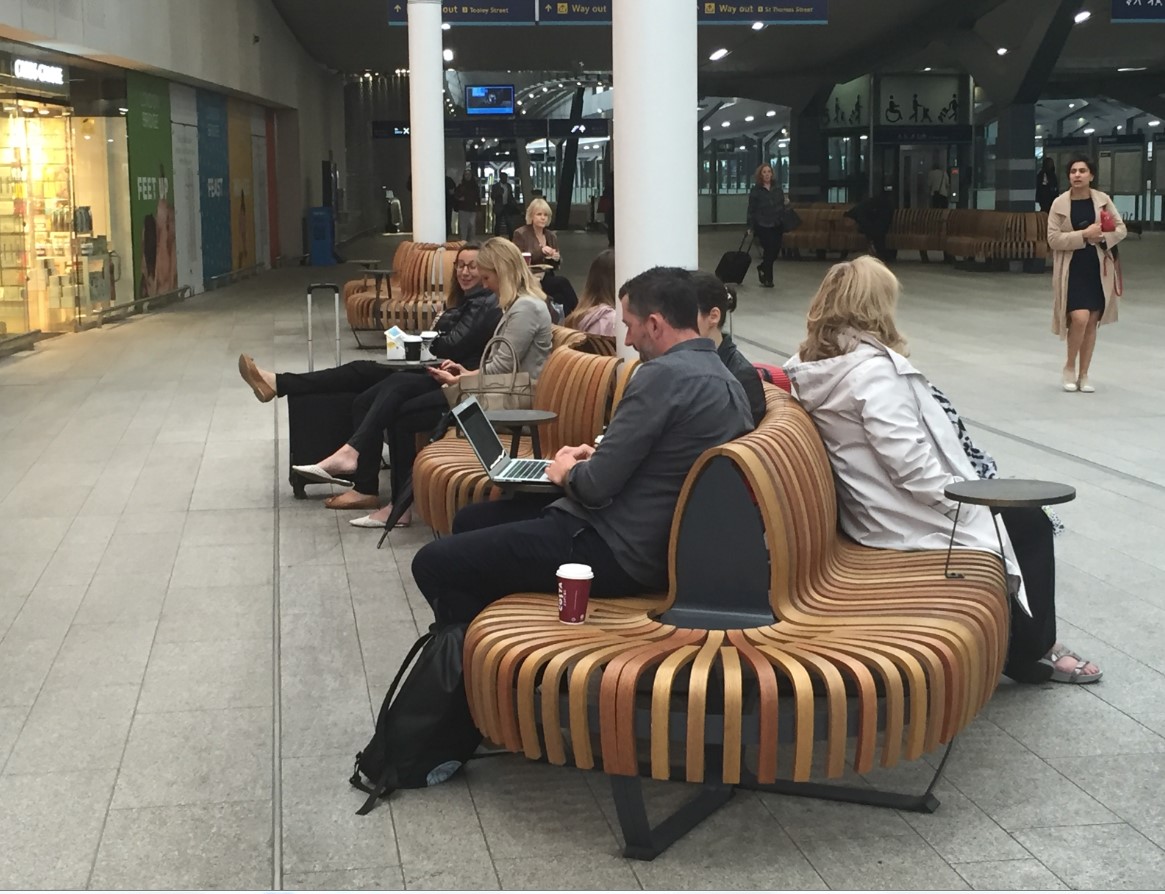 Competition: Network Rail benches, London