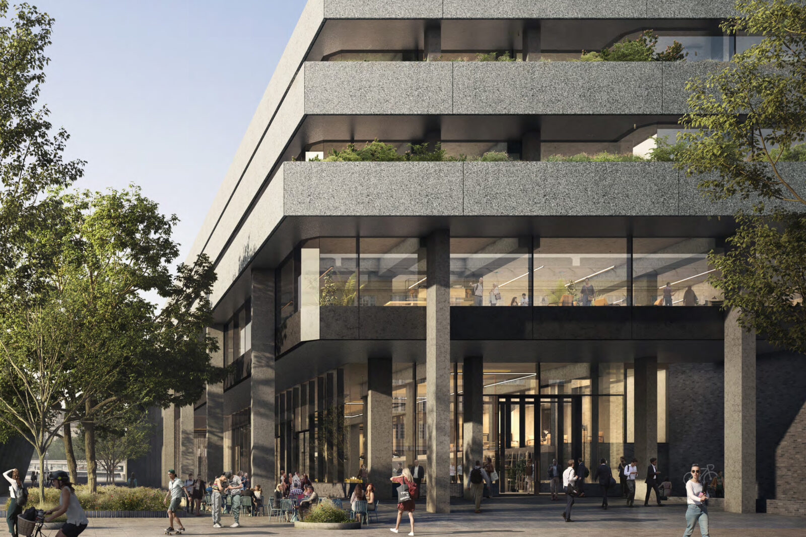 AHMM reveals designs for ‘modernisation’ of Denys Lasdun’s IBM Building