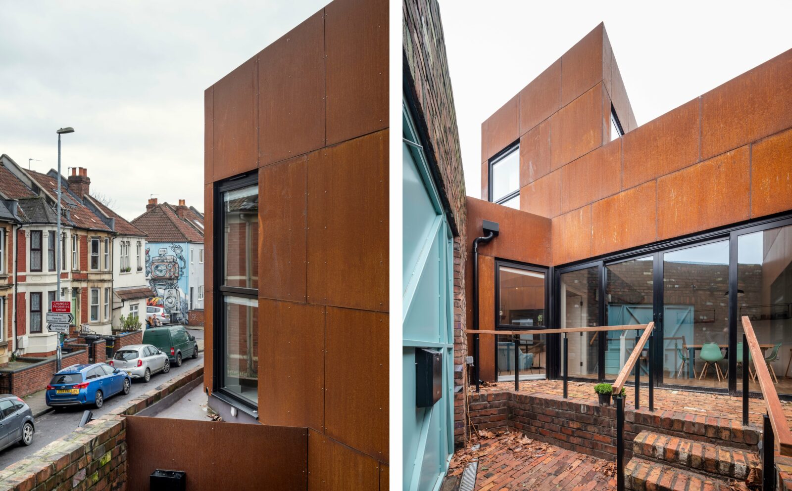 A welcome neighbour: Barefoot Architects’ Cor-ten-clad Bristol house