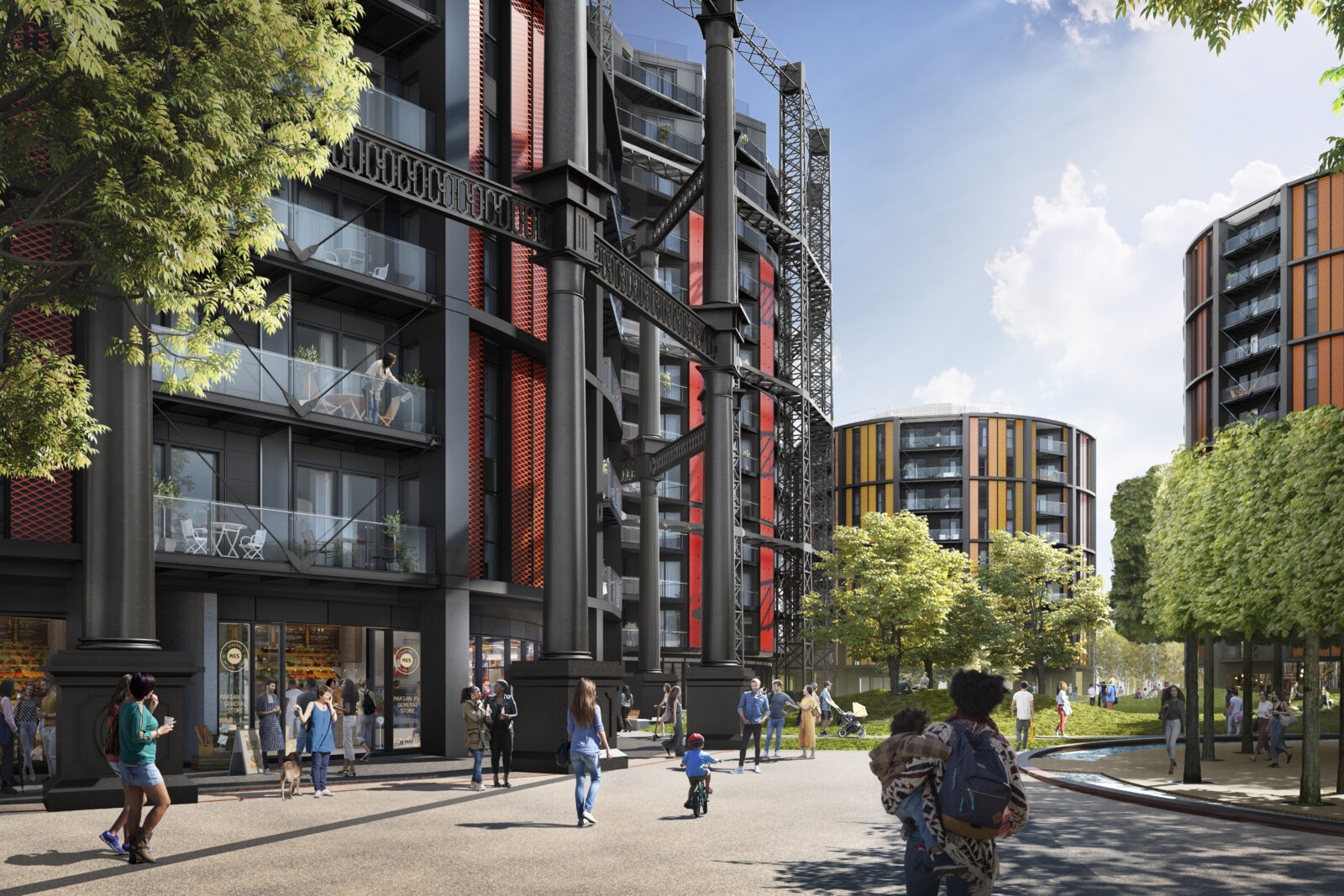 RSHP wins approval for controversial gasholder development