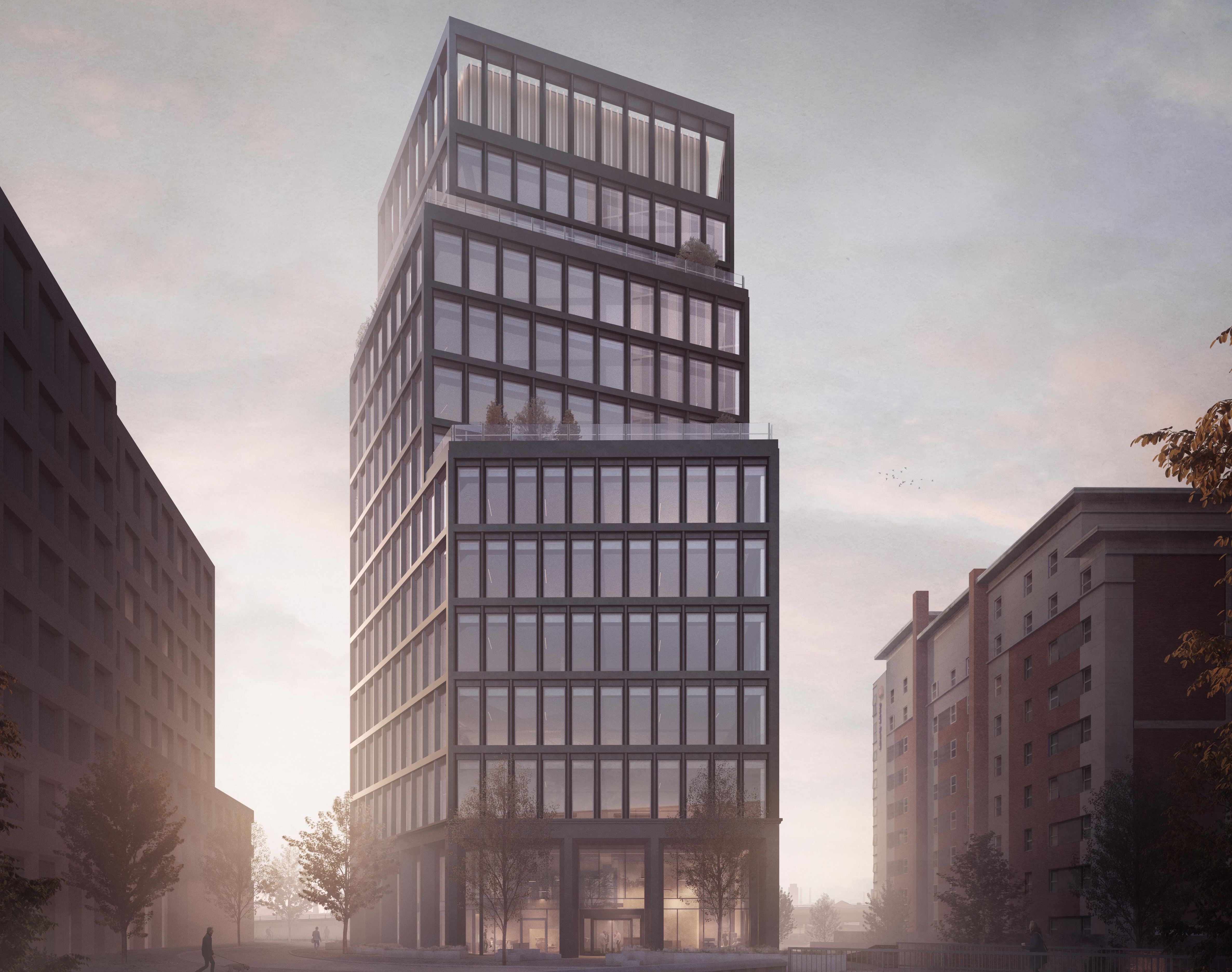 Tim Groom submits Flintoff-backed Manchester office tower