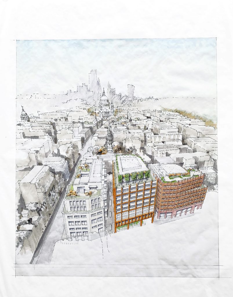 Eric Parry reveals first images of proposed City of London justice quarter