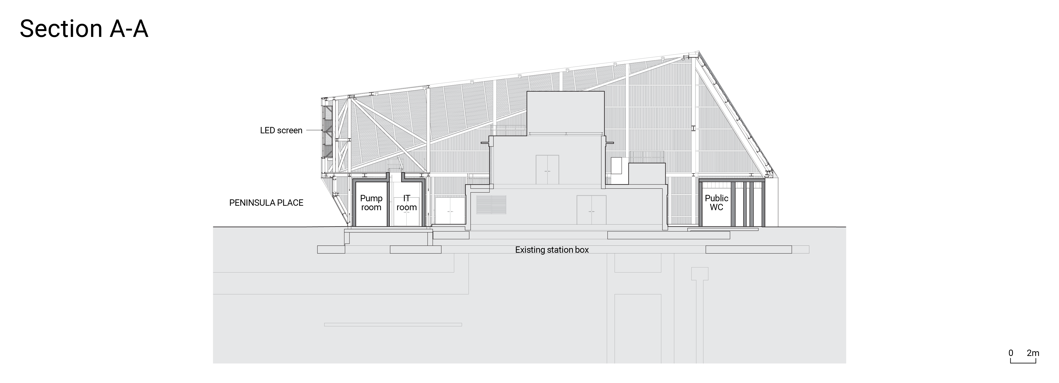 North Greenwich Sculptural Screen by Neiheiser Argyros