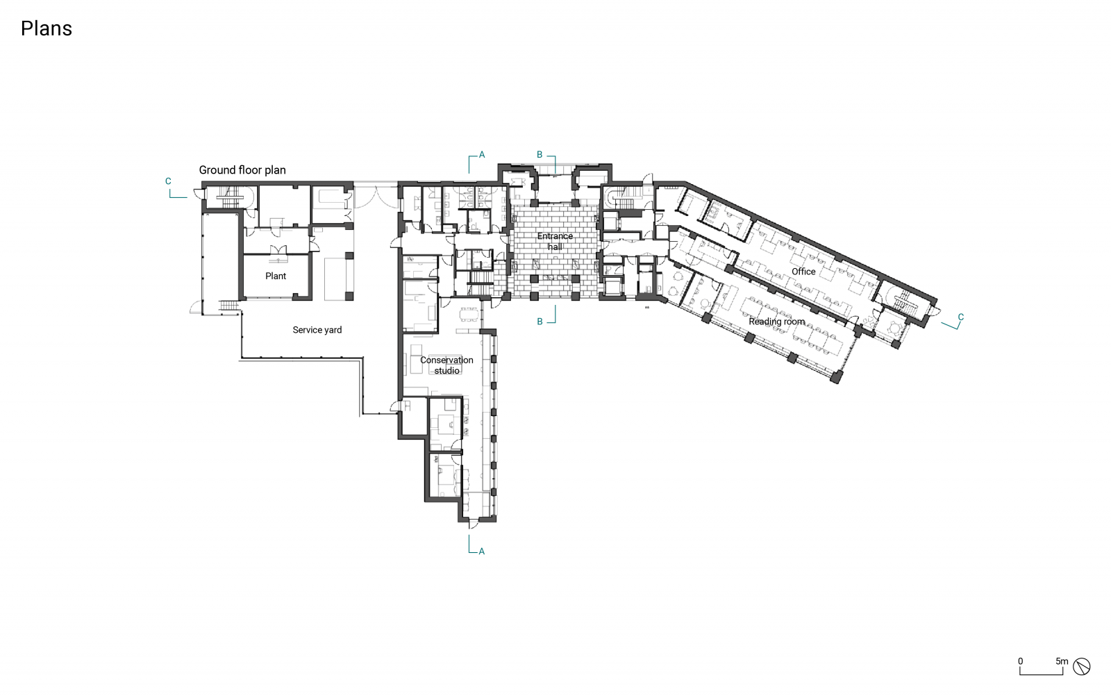 Building study: Lambeth Palace Library by Wright & Wright