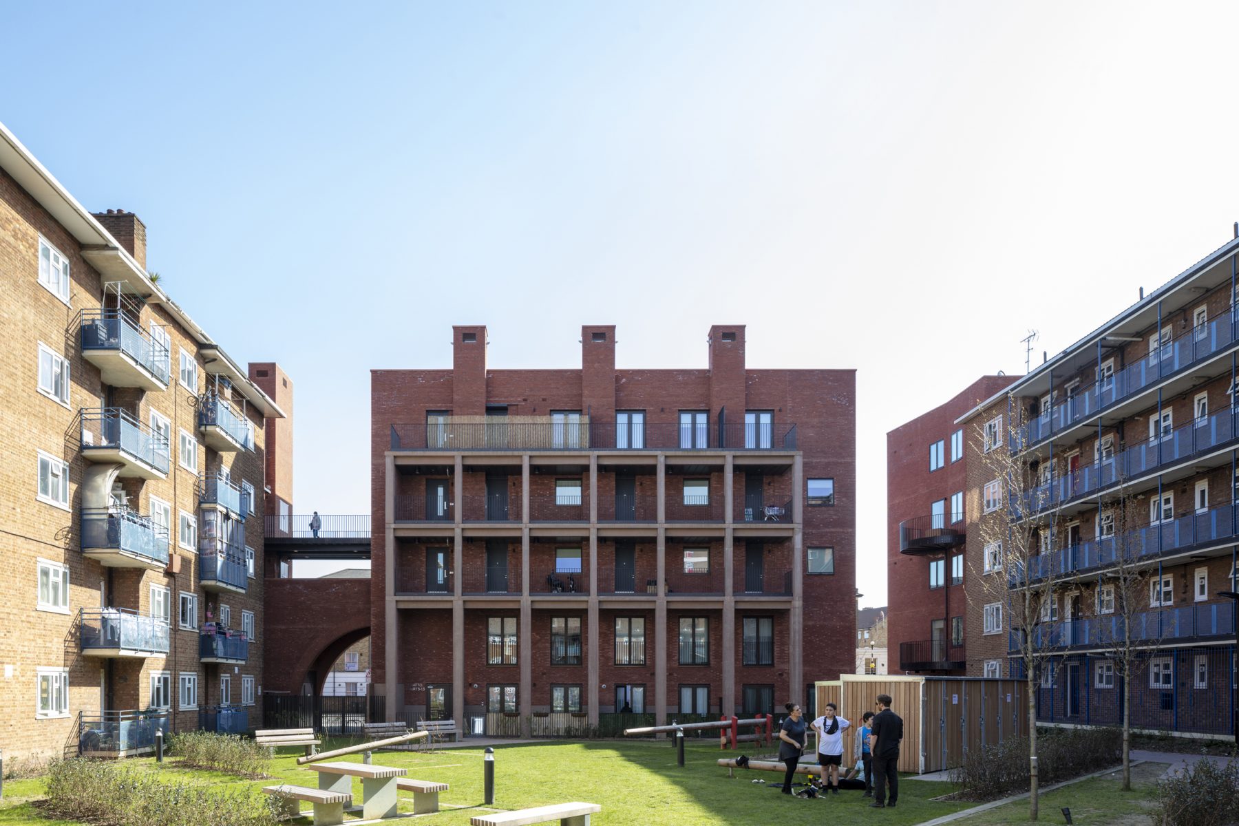 Habitable façades: Hackney housing blocks by Henley Halebrown
