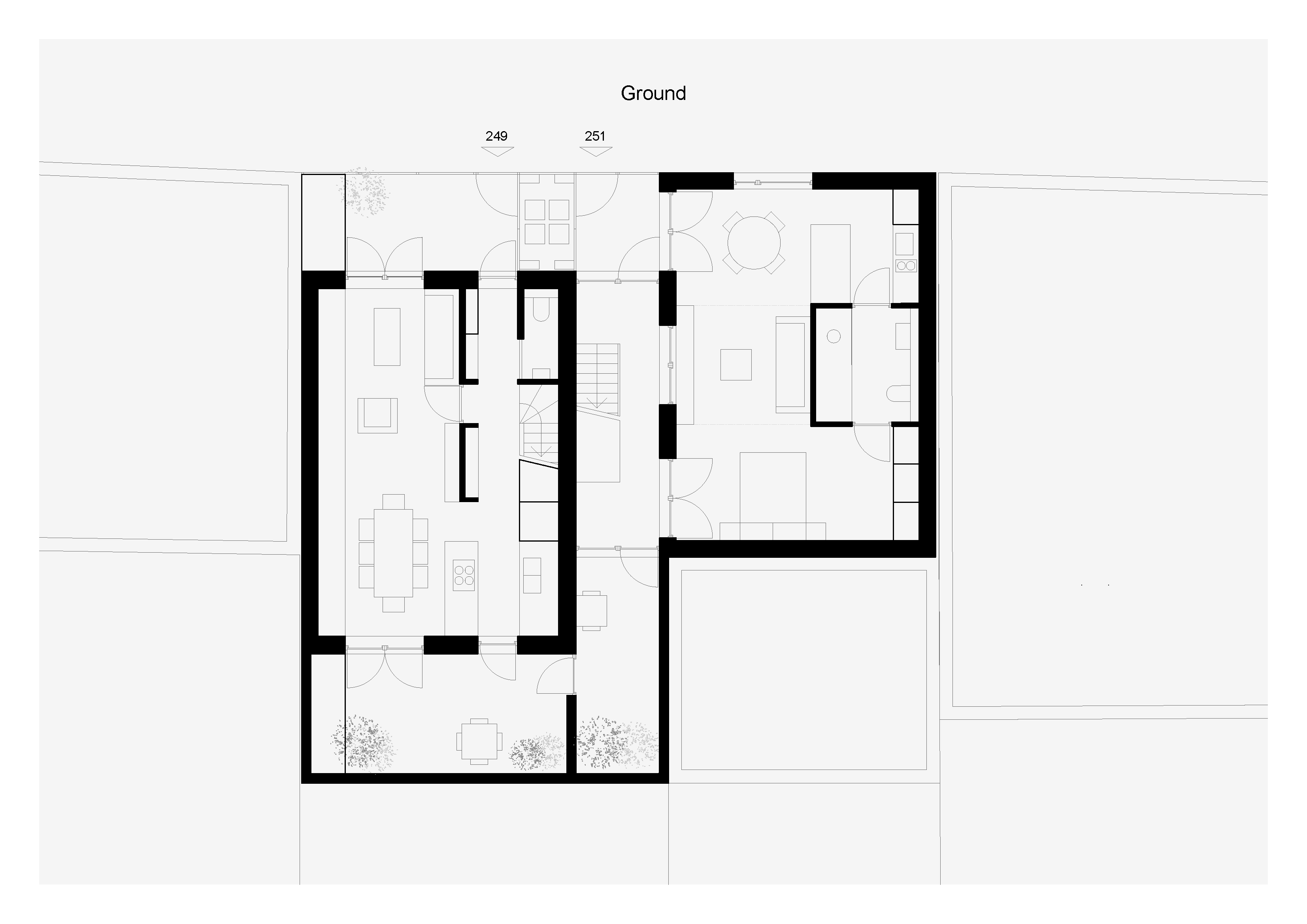 Marcus Lee designs ‘sideways’ mews house in east London