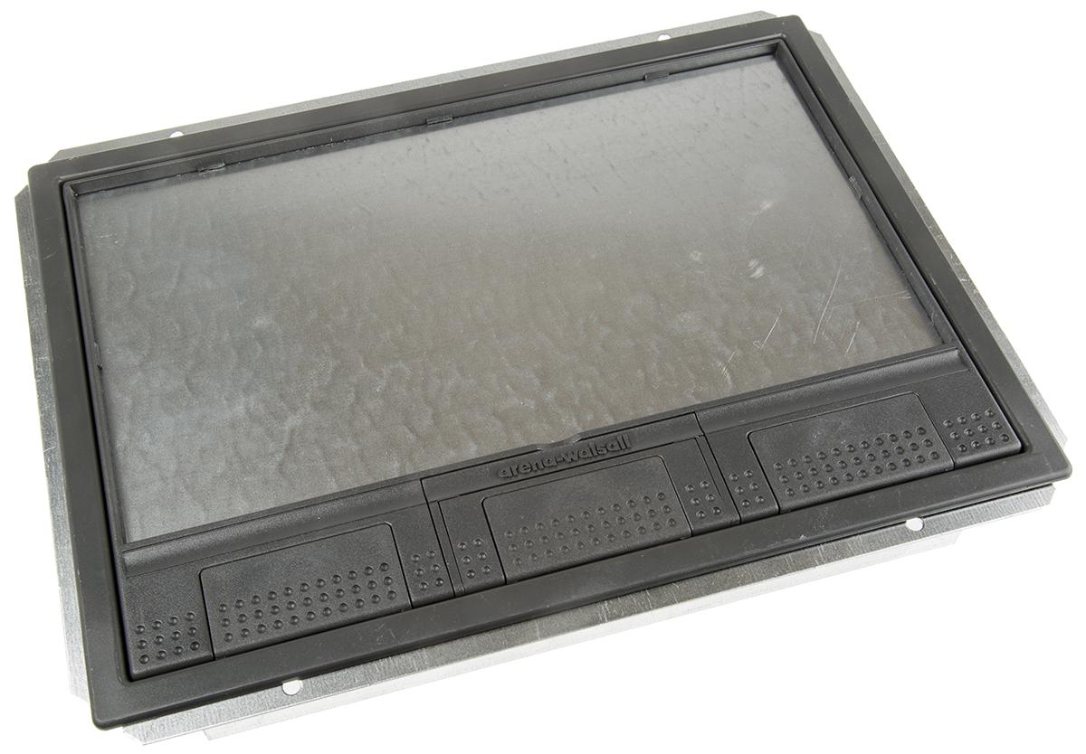 Legrand CB3 3-Compartment Floor Box 85mm Depth | Enrgtech LTD