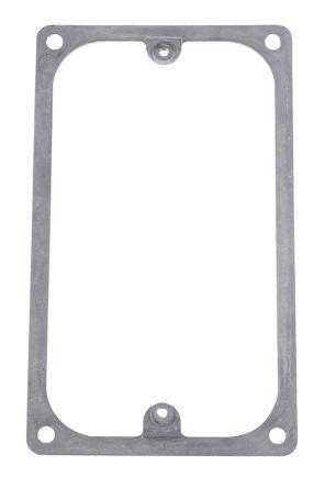 MK Electric Grey 2 Gang Face Plate Metal BS 5733 Gang Plate | K2202 ...