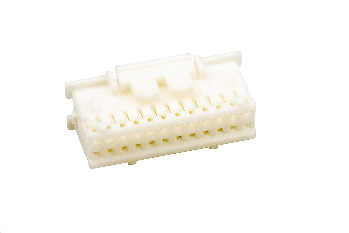 JST PADP Series 2mm Pitch 24 Way 2 Row Female Straight PCB Connector Housing | PADP-24V-1-S ...