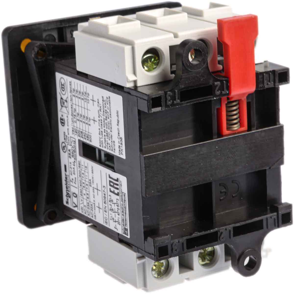 3 Pole Panel Mount Non Fused Isolator Switch, 25 A, 15 KW, IP20, IP65 ...