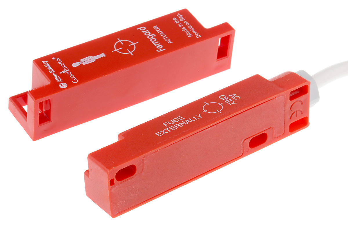 Ferrogard 440N Magnetic Safety Switch, Magnetic Actuator, Plastic, 250 ...