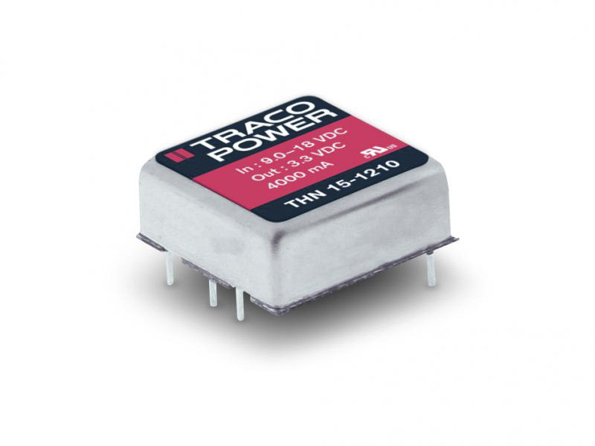 TRACOPOWER THN 15N 15W Isolated DC-DC Converter Through Hole, Vin 9 → 18 V Dc, Vout ±15V Dc ...