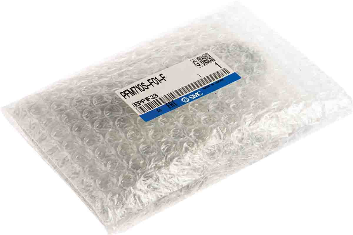 SMC, 0.2 → 10 L/min Flow Controller, PNP, 24 V Dc, 3 Digit 7 Segment LED | PFM710S-F01-F ...