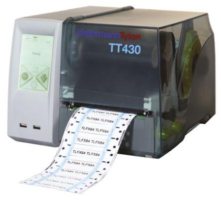 HellermannTyton TT430 Thermal Transfer Printer 300dpi, 1xUK, Dual Power Leads 1x EU Plug | 556 ...