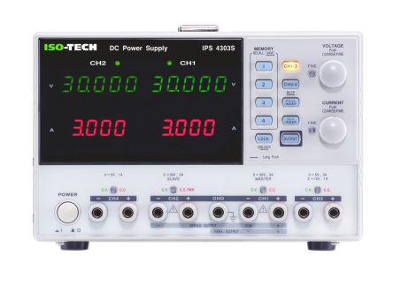 ISO-TECH IPS-2303S Bench Power Supply With RS Calibration, 2 Output ...