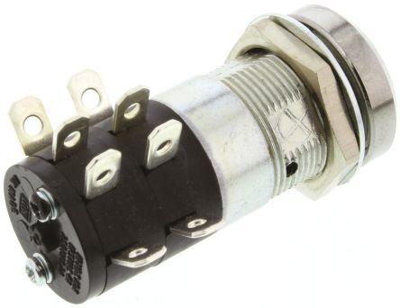 Mains Key Switch, DP, 4 A @ 125 V ac 2-Way, -20 → +85°C | P2-3FBA-209 ...