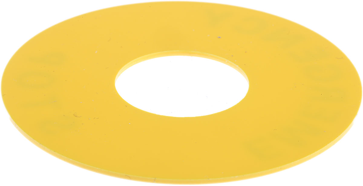 Omron A22Z-3466-1, Legend Plate, For Use With A22E E-Stop | A22Z-3466-1 ...