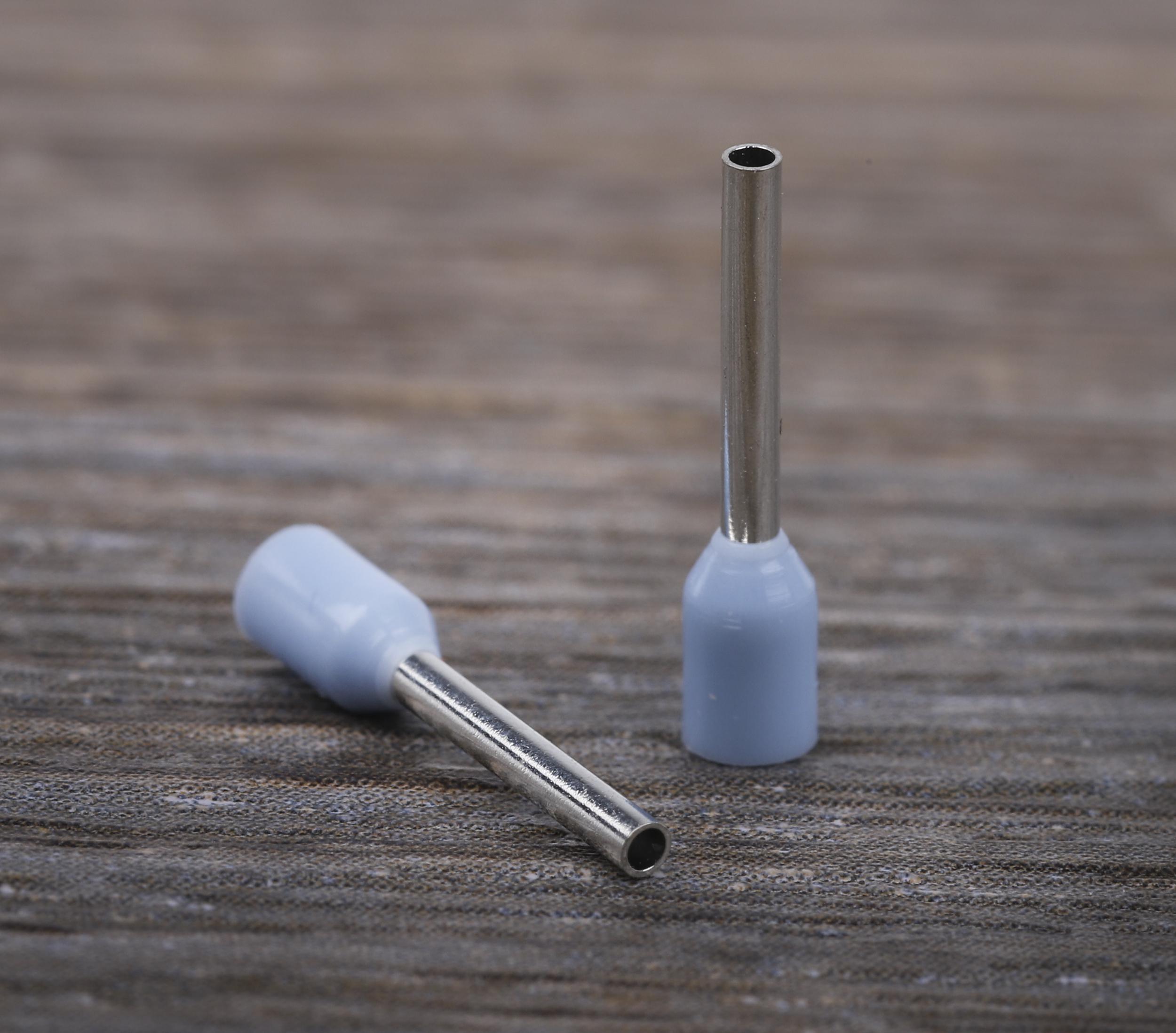 RS Pro Insulated Crimp Bootlace Ferrule, 8mm Pin Length, 1.1mm Pin ...