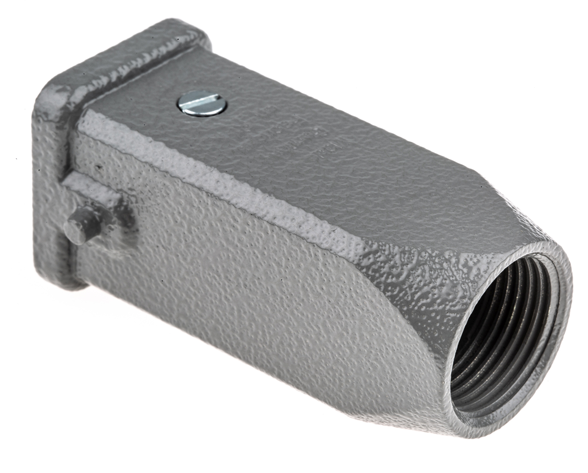 Han A Series 4 + PE Way Male 10A Connector Kit, includes Hood, Insert ...