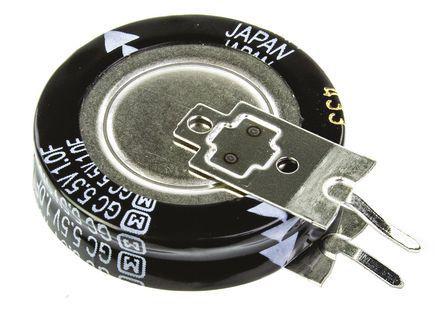 Panasonic 1F Supercapacitor EDLC -20 → +80% Tolerance SG Series 5.5 V ...