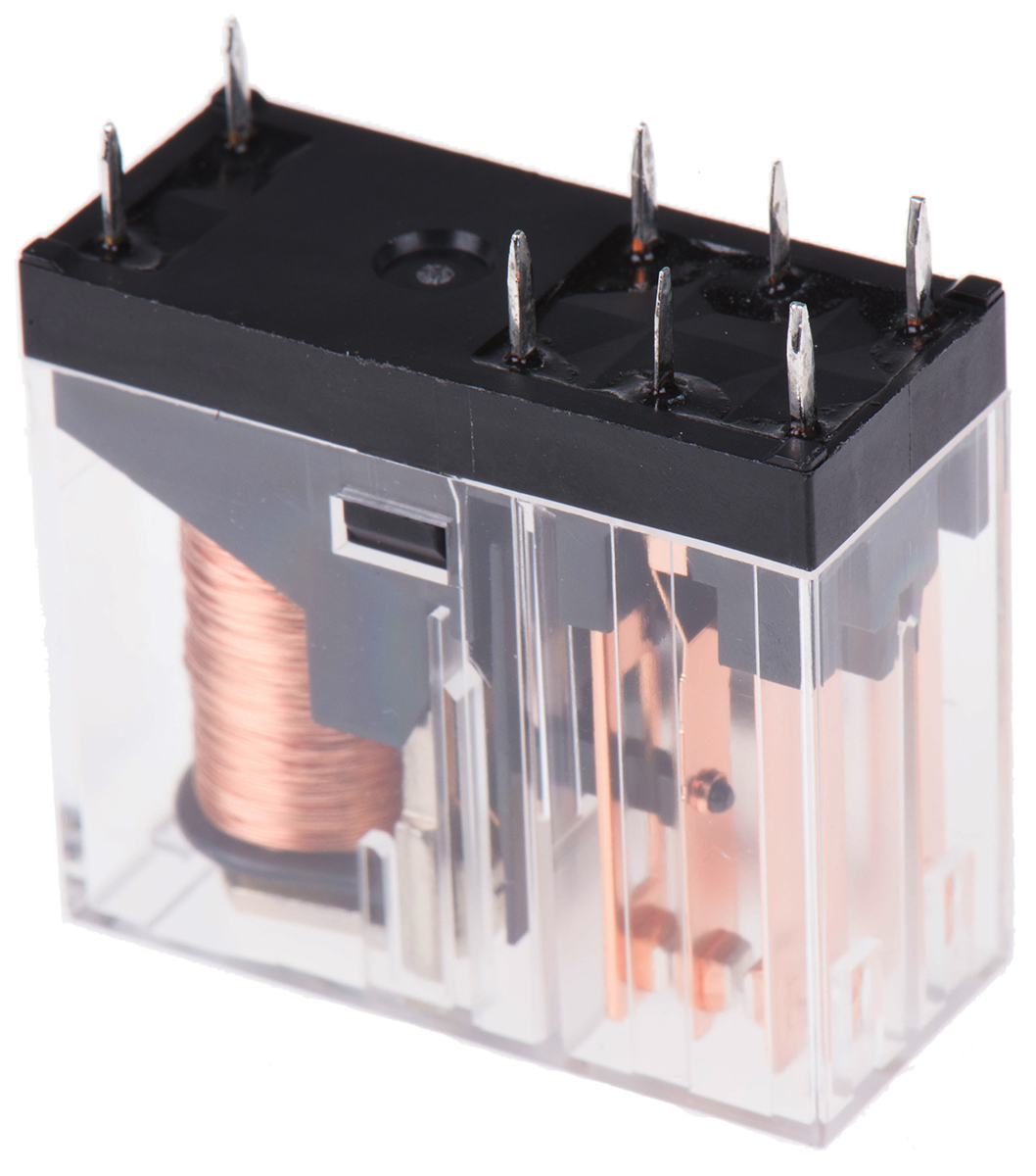 Omron DPDT Non-Latching Relay PCB Mount, 5V Dc Coil, 5 A | G2R-2 5DC ...