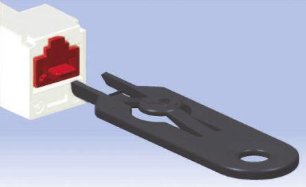 Panduit RJ45 Jack Blockout Device For Use With RJ45 Jack | PSL-DCJB ...