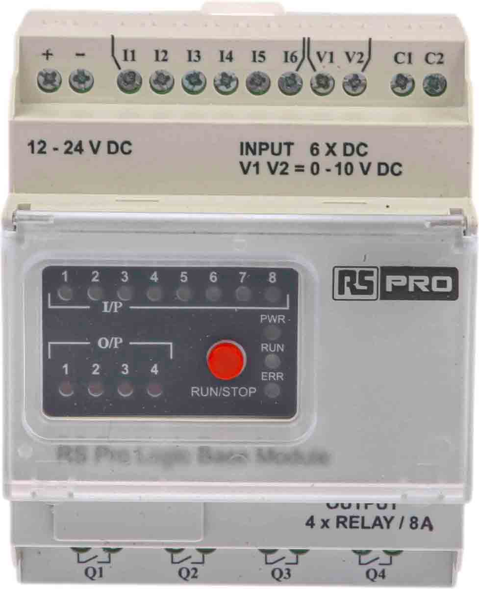 RS Pro Logic Module, ModBus Serial Communication, 2 (Analogue), 6 ...
