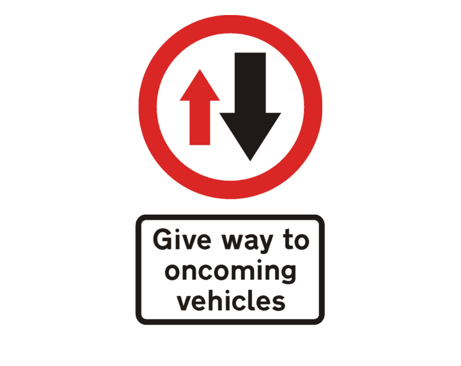 Give Way to Oncoming Vehicles - (615 / 615.1) - Ernco Group