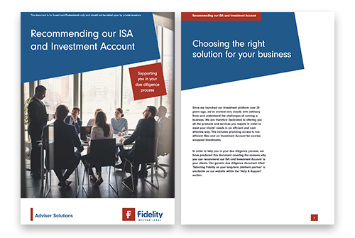 New to Fidelity Adviser Solutions?