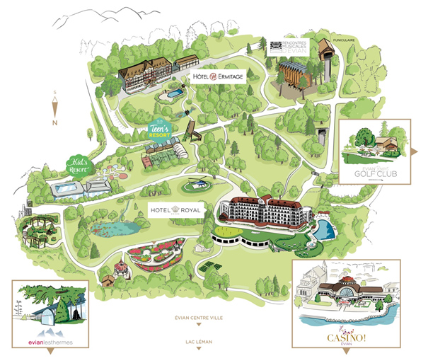 Evian Resort - Luxurious Hotels in France, Golf, Spa / Stay, Weekend