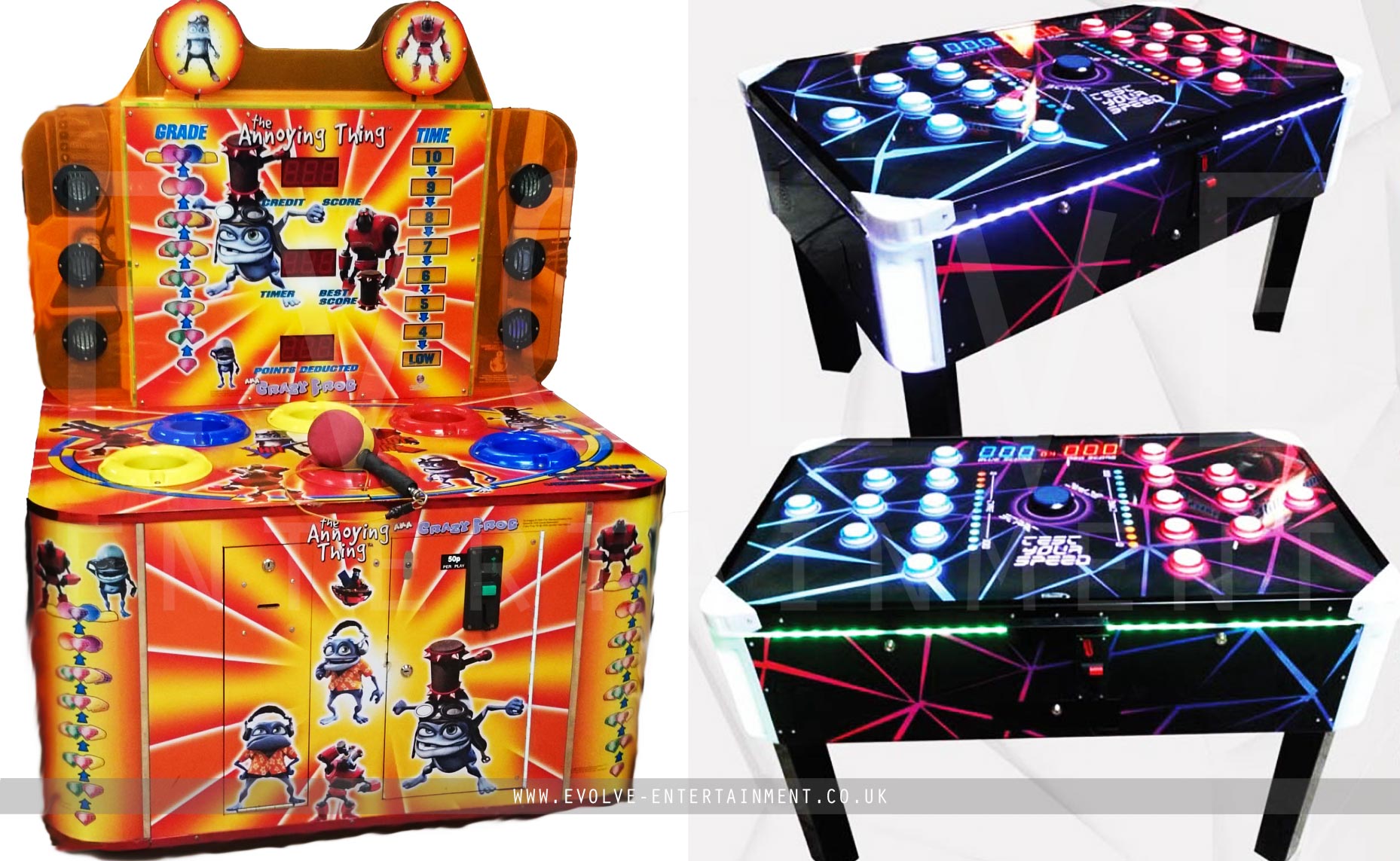 Hire Arcade Games for Events, Corporate, Parties, etc