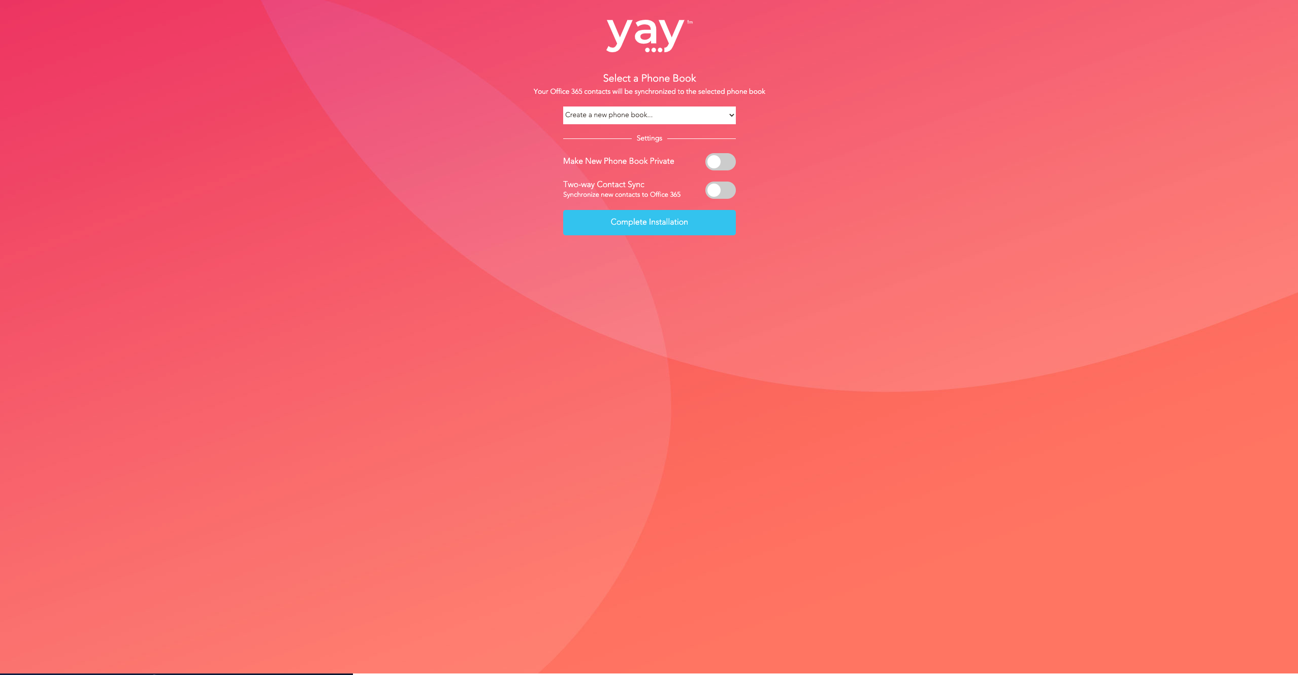 How Can I Integrate My Yay Contacts With Microsoft 365 FAQ Yay How Can I Integrate My Yay Contacts With Microsoft 365 FAQ Yay