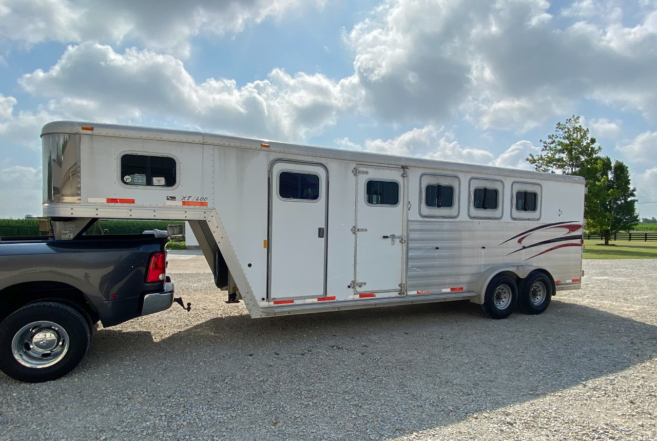 2008 Exiss 4 Horse Trailer Gooseneck | HorseClicks