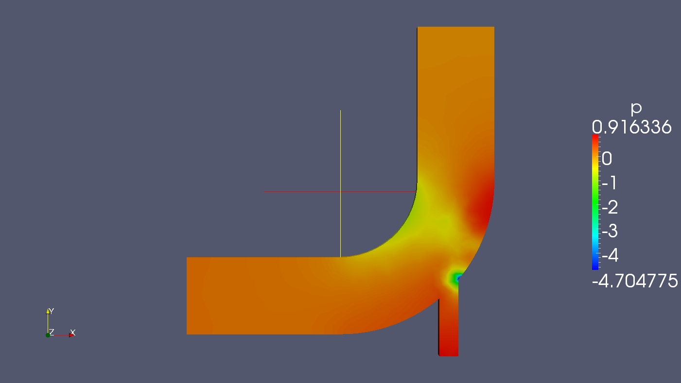Flow simulation in an elbow | CFD Simulations | FetchCFD