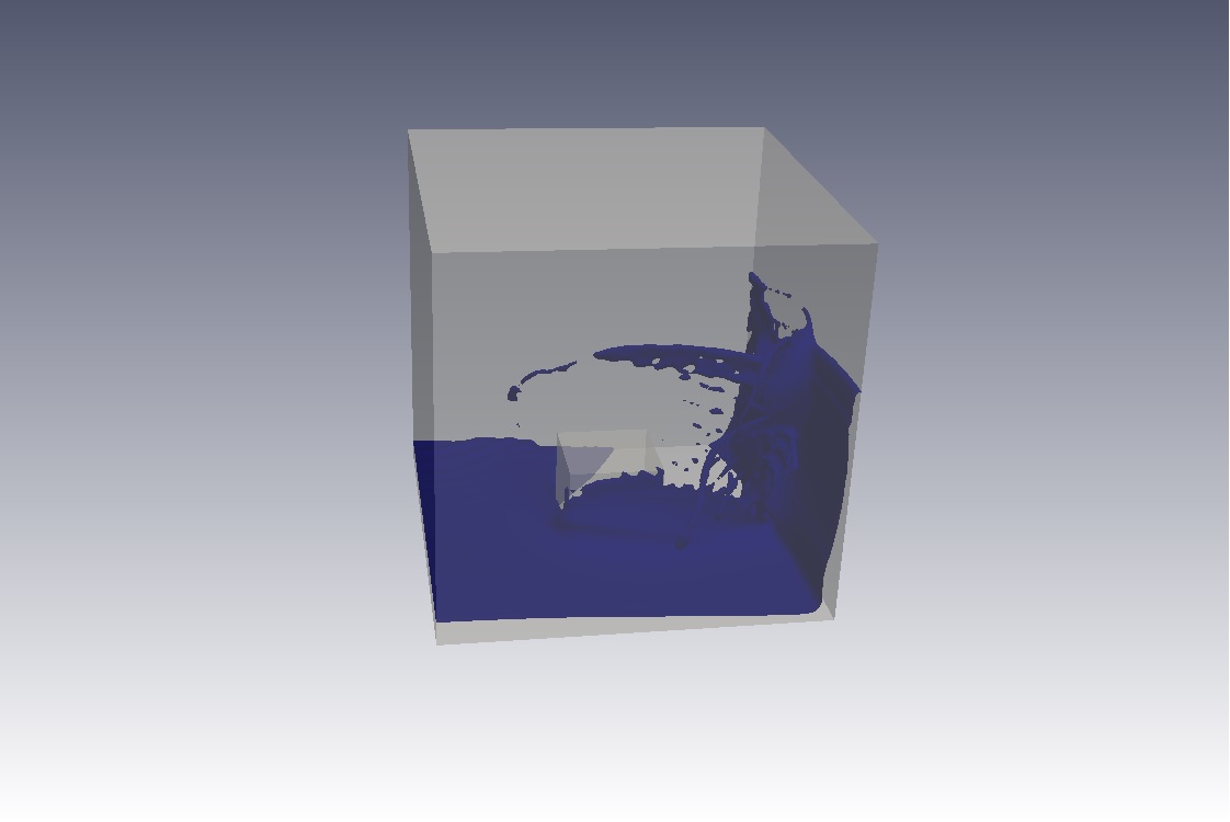Dam Break With Obstacle Simulation Cfd Simulations Fetchcfd