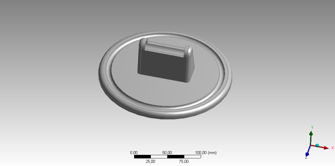 LCD display support CAD model | 3D Models | FetchCFD