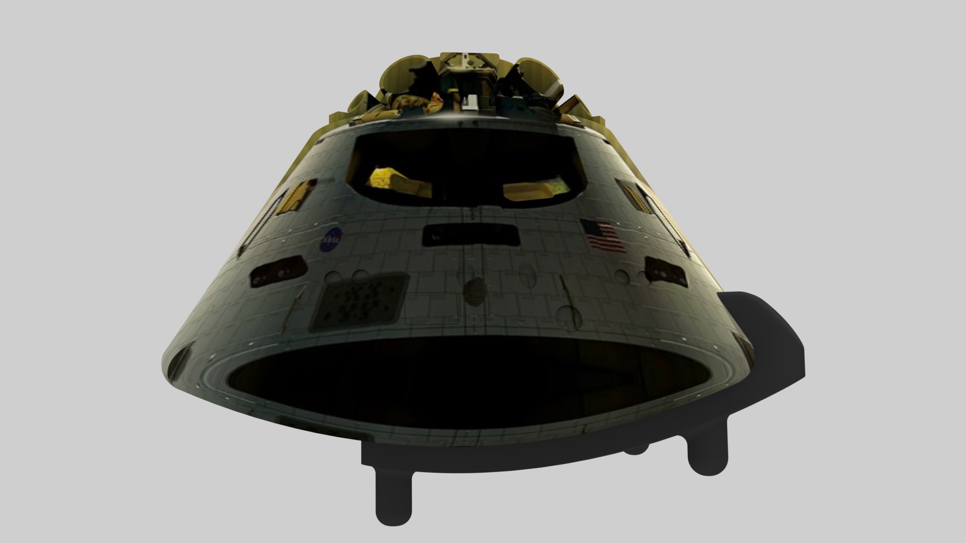 Orion Capsule Rendering Blender