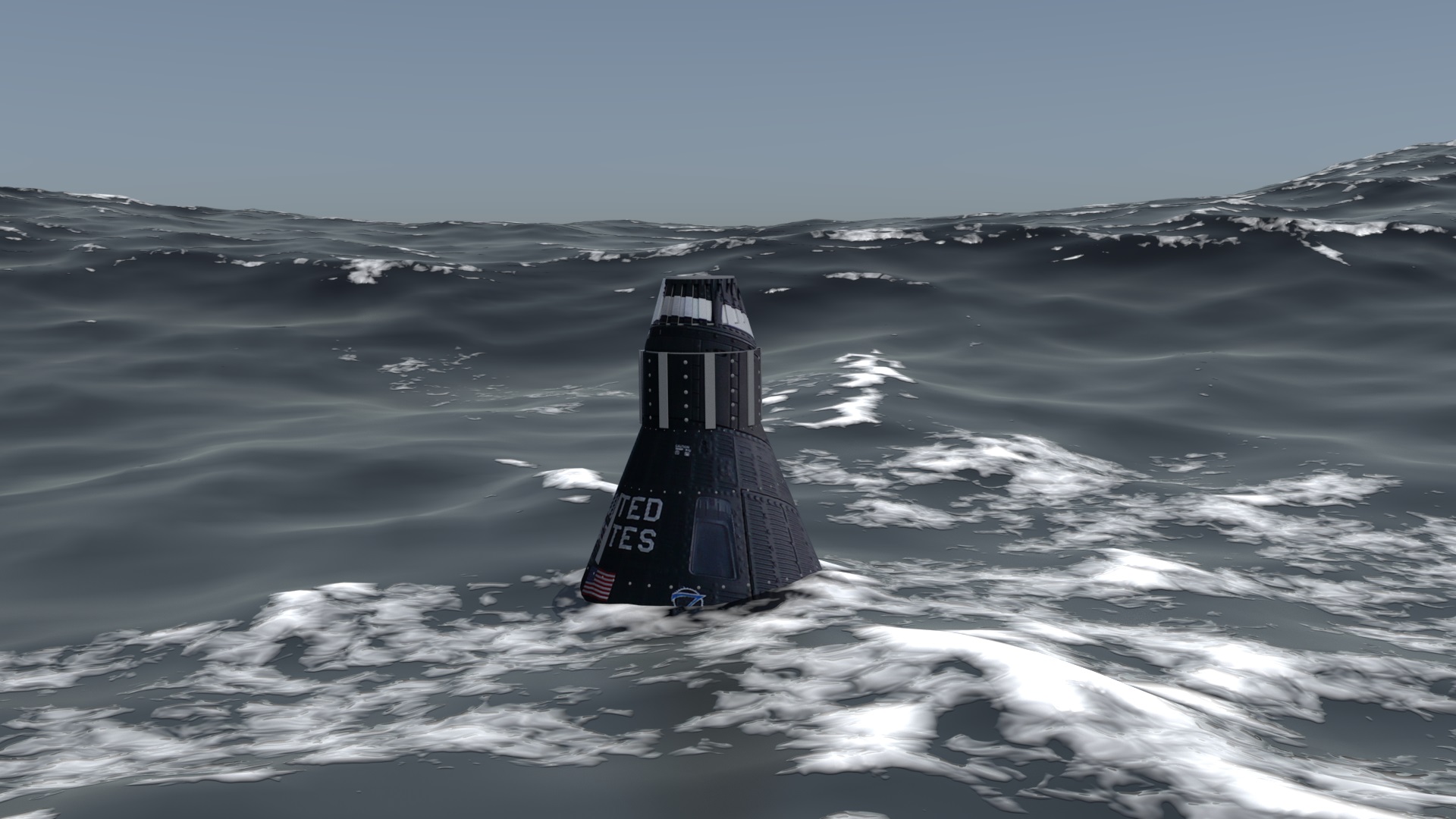 Floating Aurora 7 Simulation